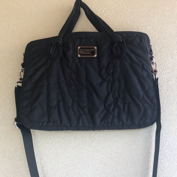 Marc By Marc Jacobs | Accessories | Marc Jacobs Black Computer Bag ...